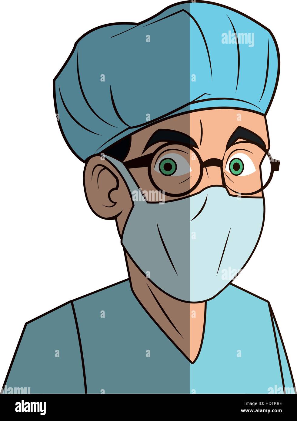 Isolated doctor cartoon design Stock Vector Image & Art - Alamy