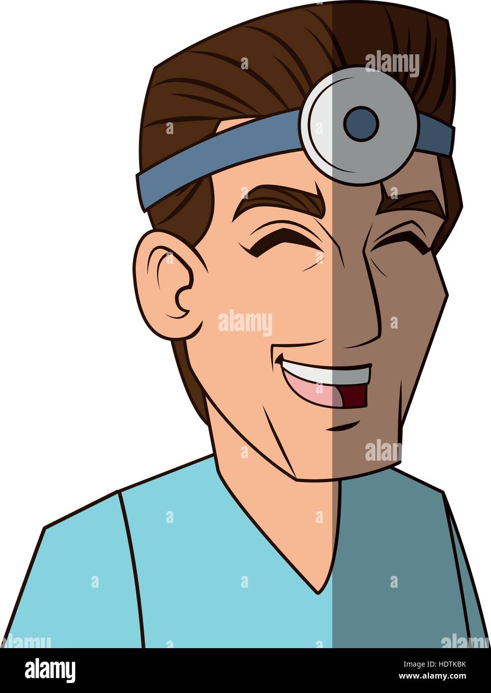 Isolated doctor cartoon design Stock Vector Image & Art - Alamy