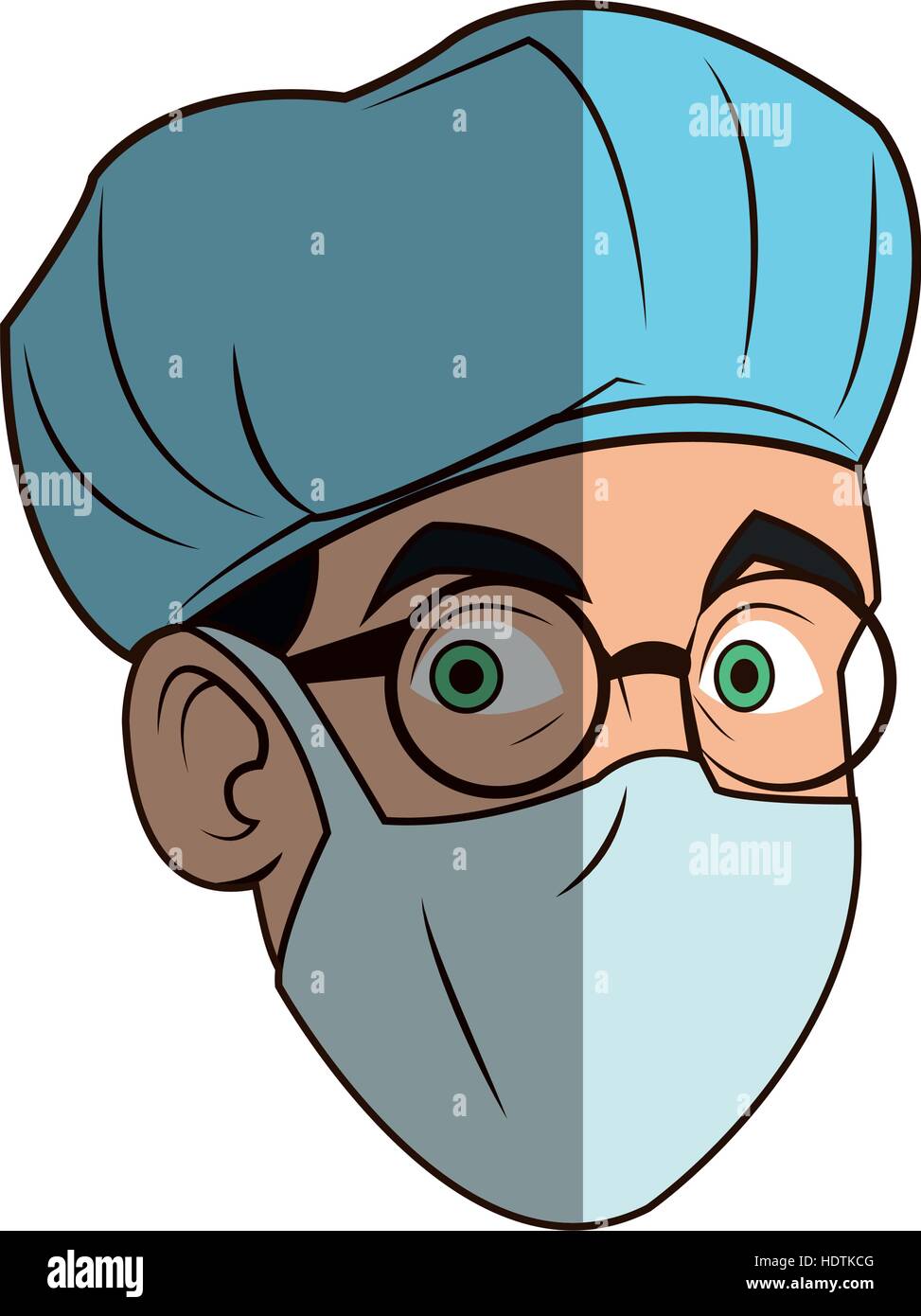 Isolated doctor cartoon design Stock Vector Image & Art - Alamy