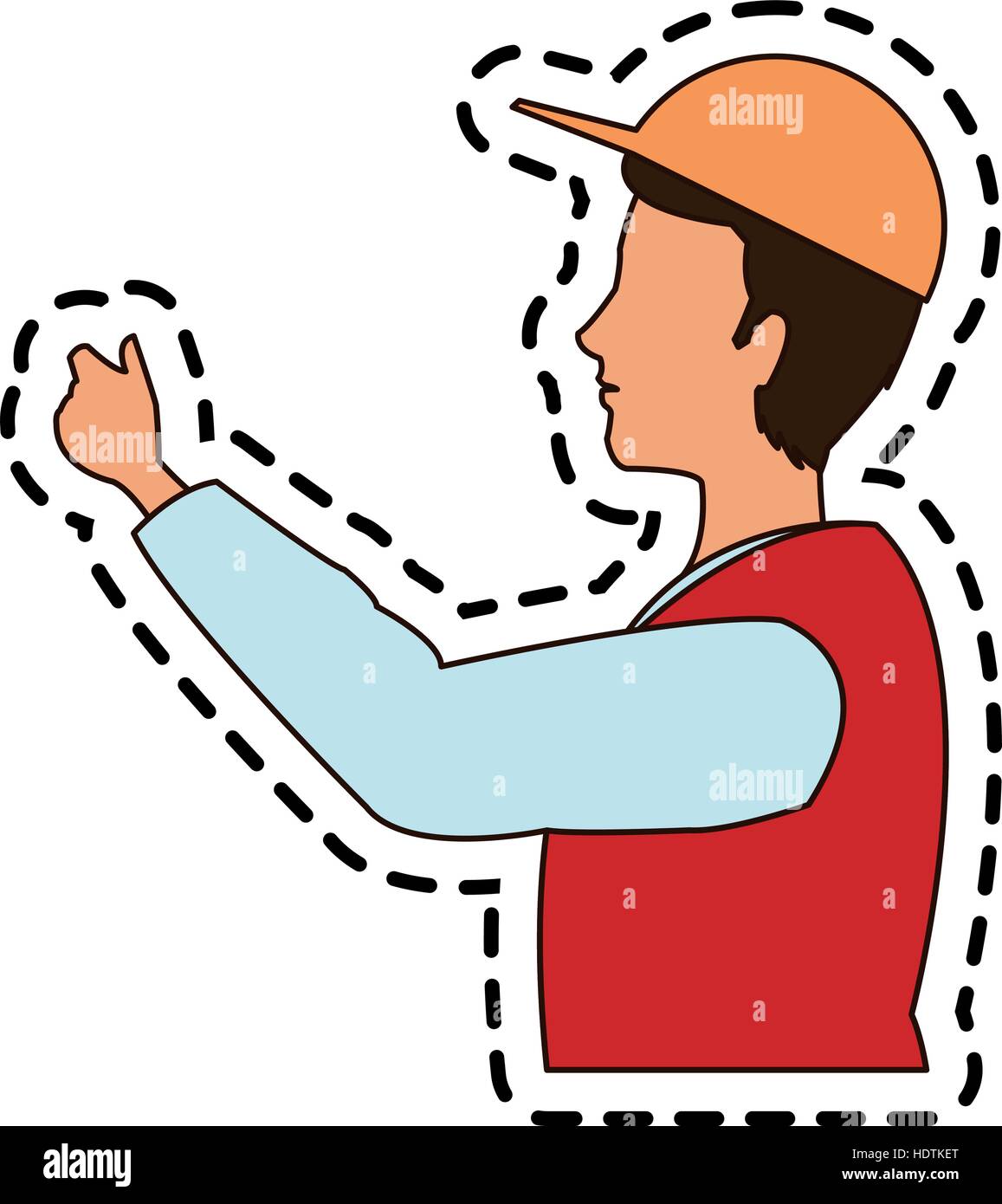 Isolated man cartoon design Stock Vector Image & Art - Alamy