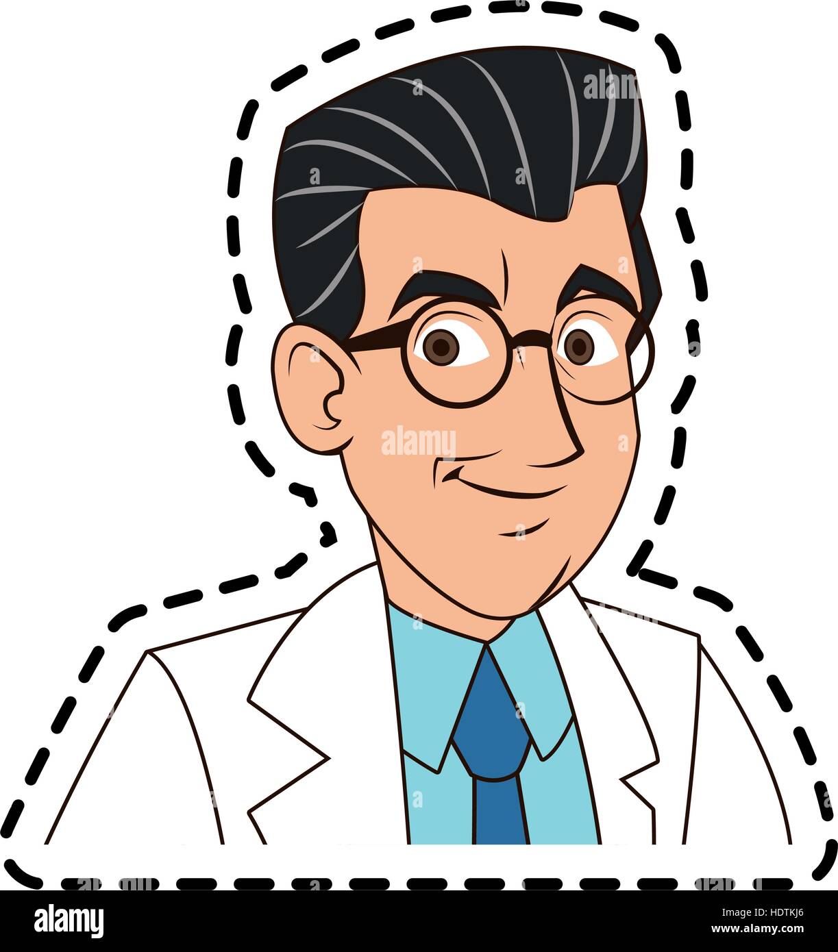 Isolated doctor cartoon design Stock Vector Image & Art - Alamy