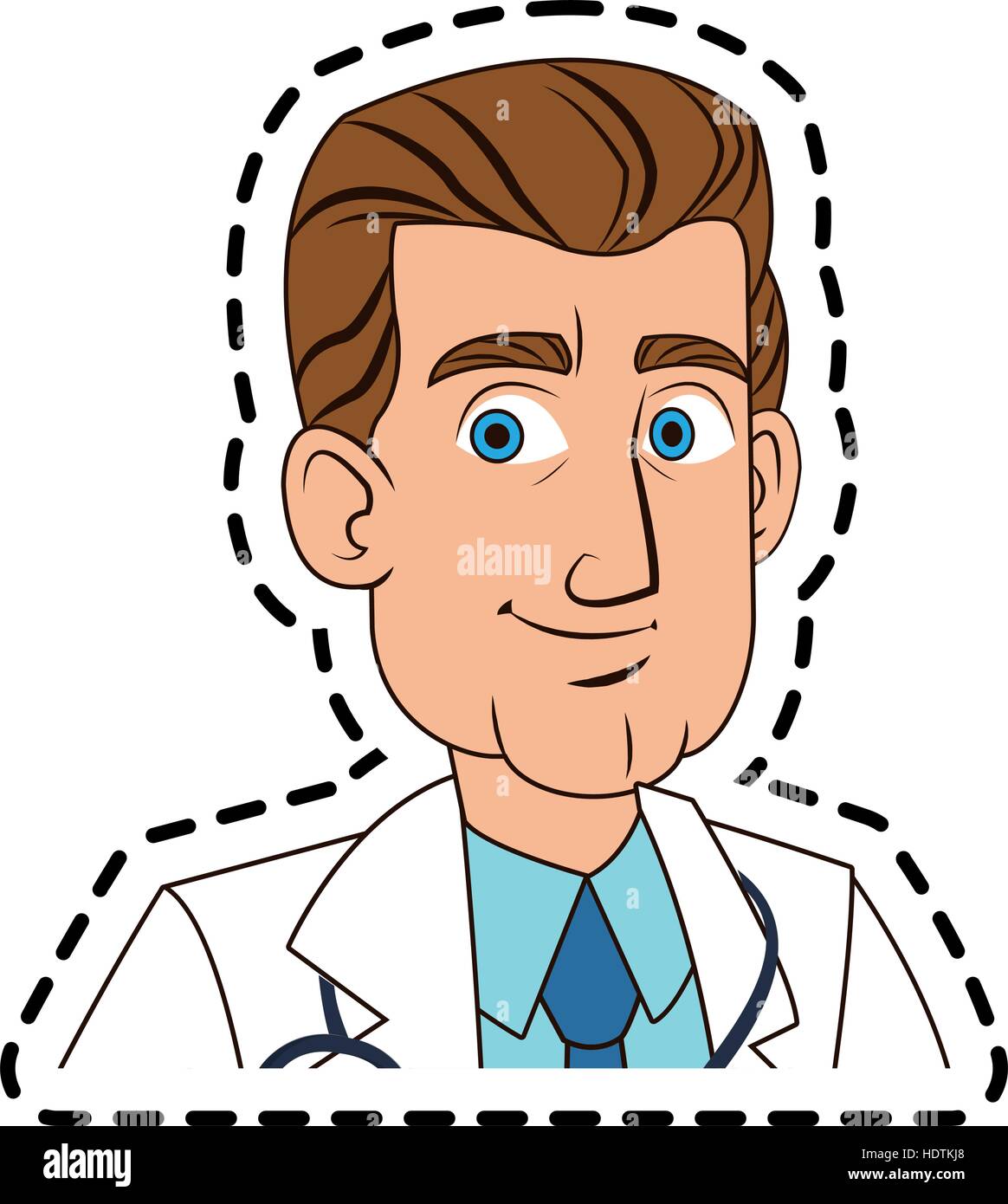 Isolated doctor cartoon design Stock Vector Image & Art - Alamy