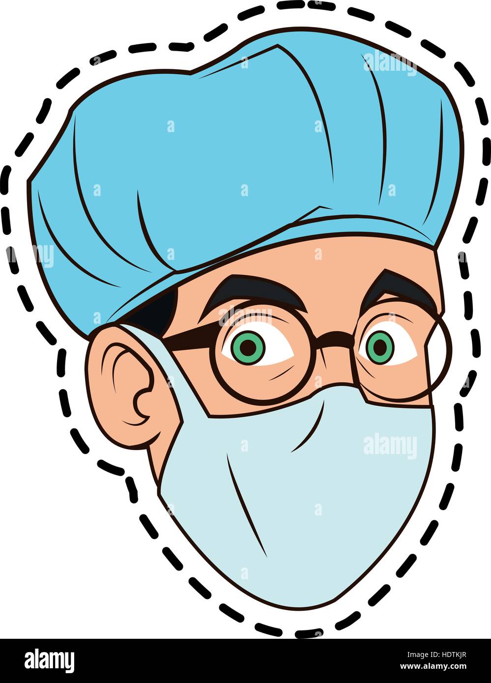 Isolated doctor cartoon design Stock Vector Image & Art - Alamy