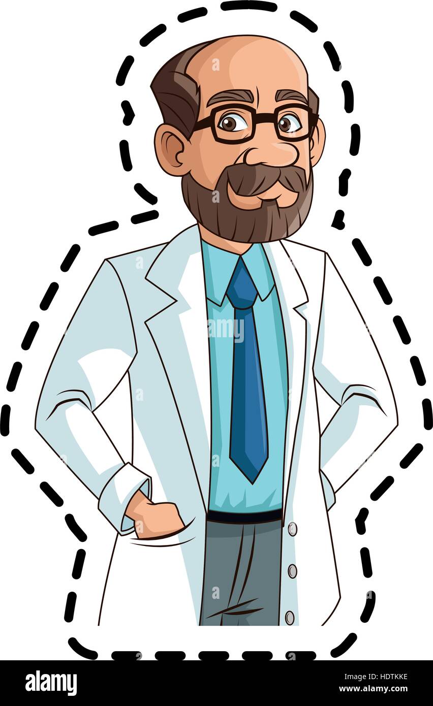 Isolated doctor cartoon design Stock Vector Image & Art - Alamy