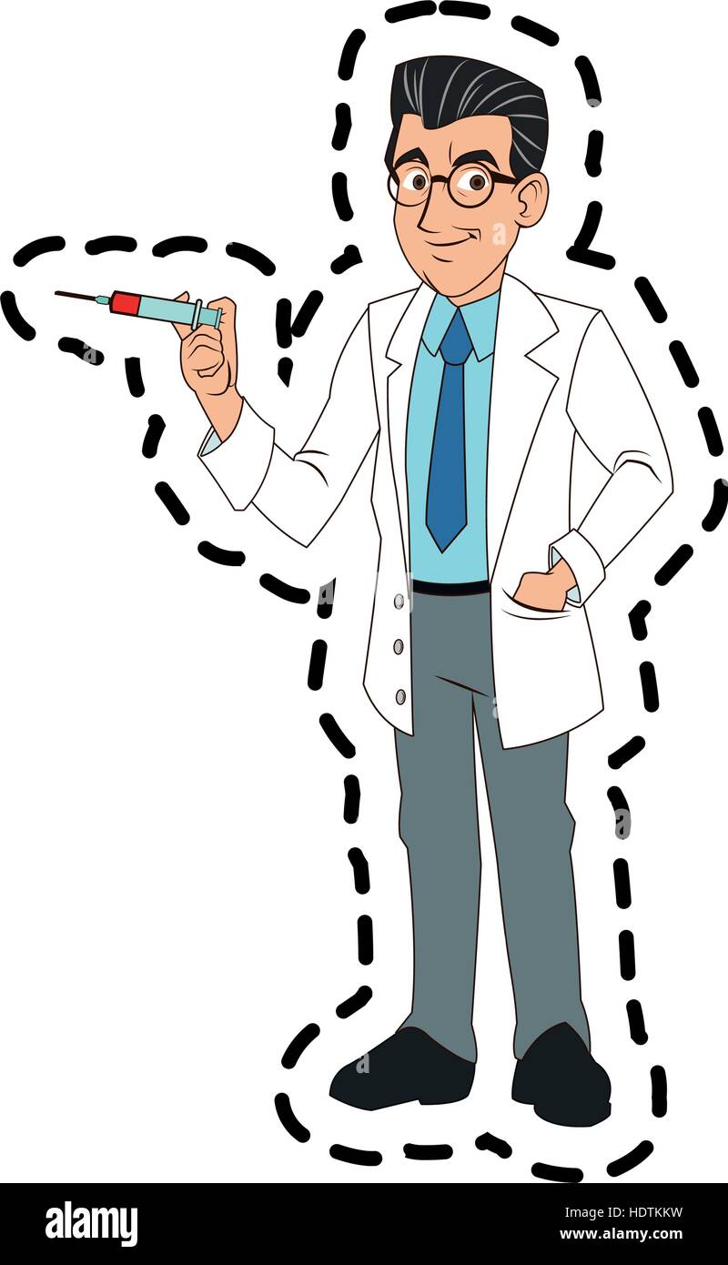 Isolated doctor cartoon design Stock Vector Image & Art - Alamy