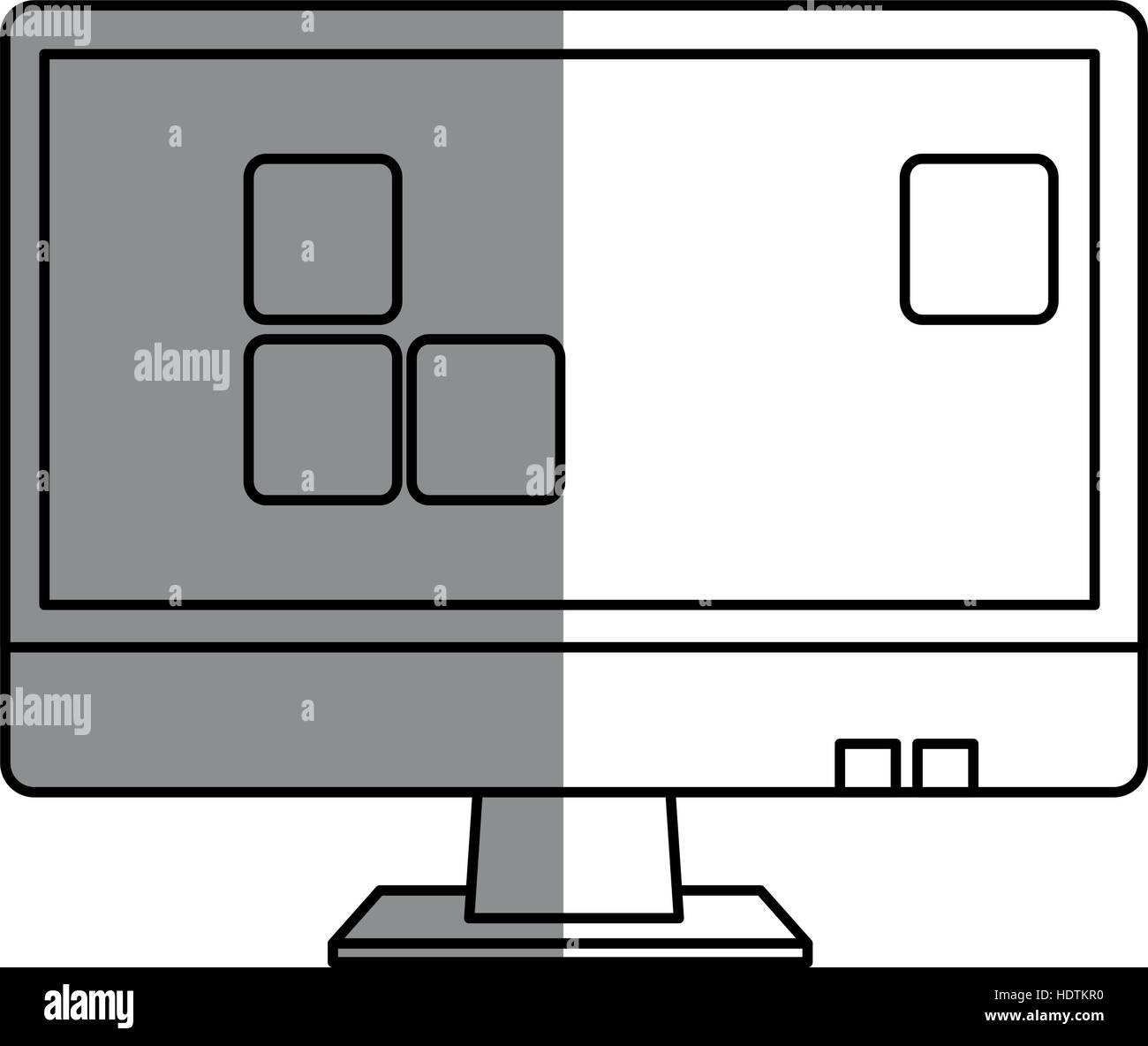 Isolated computer device design Stock Vector Image & Art - Alamy