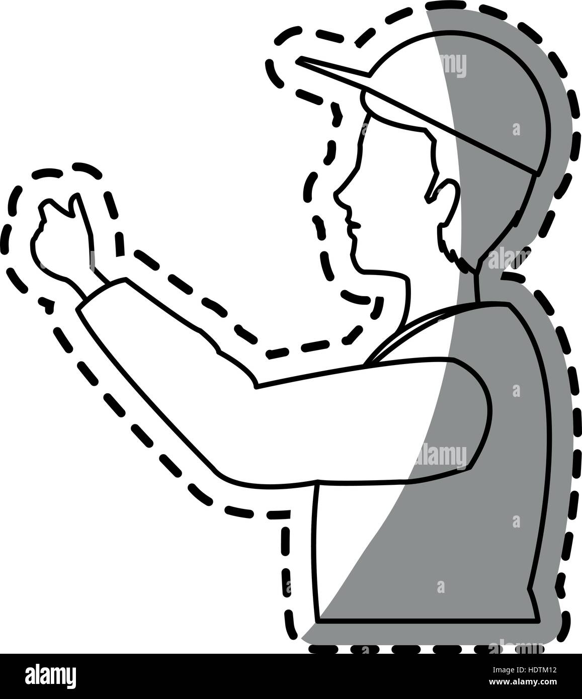 Isolated man cartoon design Stock Vector Image & Art - Alamy