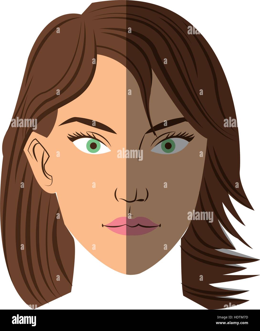 Isolated woman cartoon design Stock Vector Image & Art - Alamy