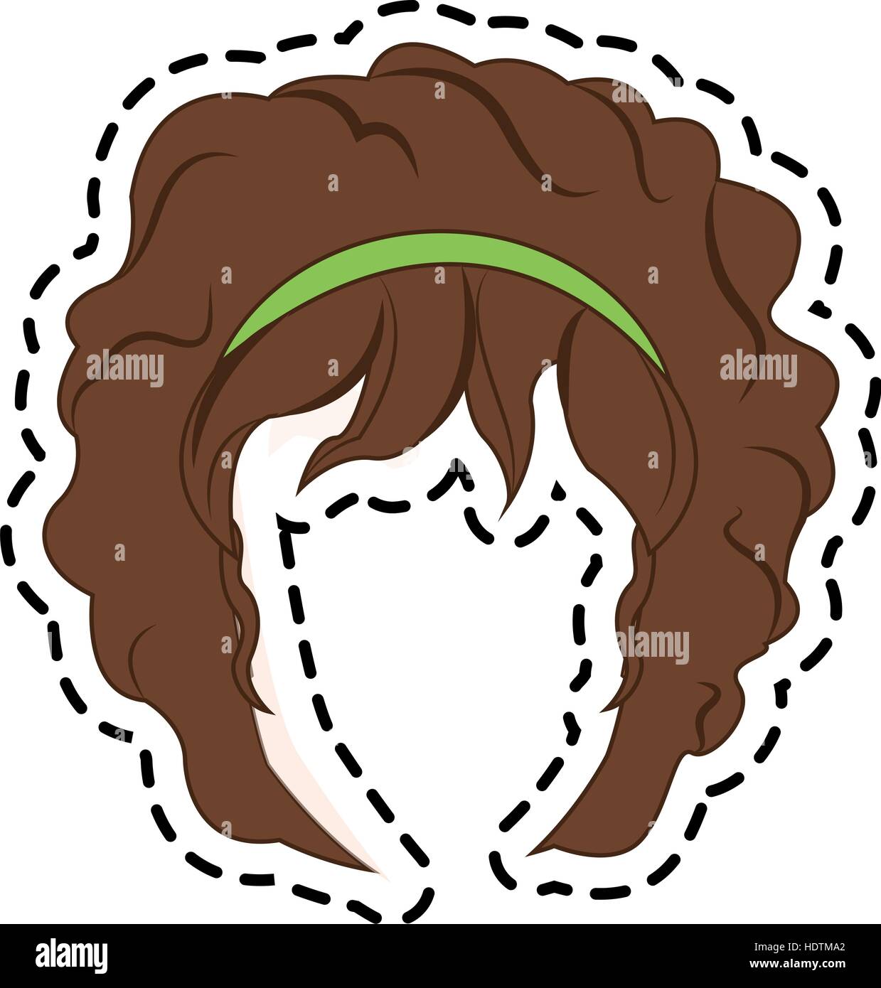 Isolated woman hair design Stock Vector Image & Art - Alamy