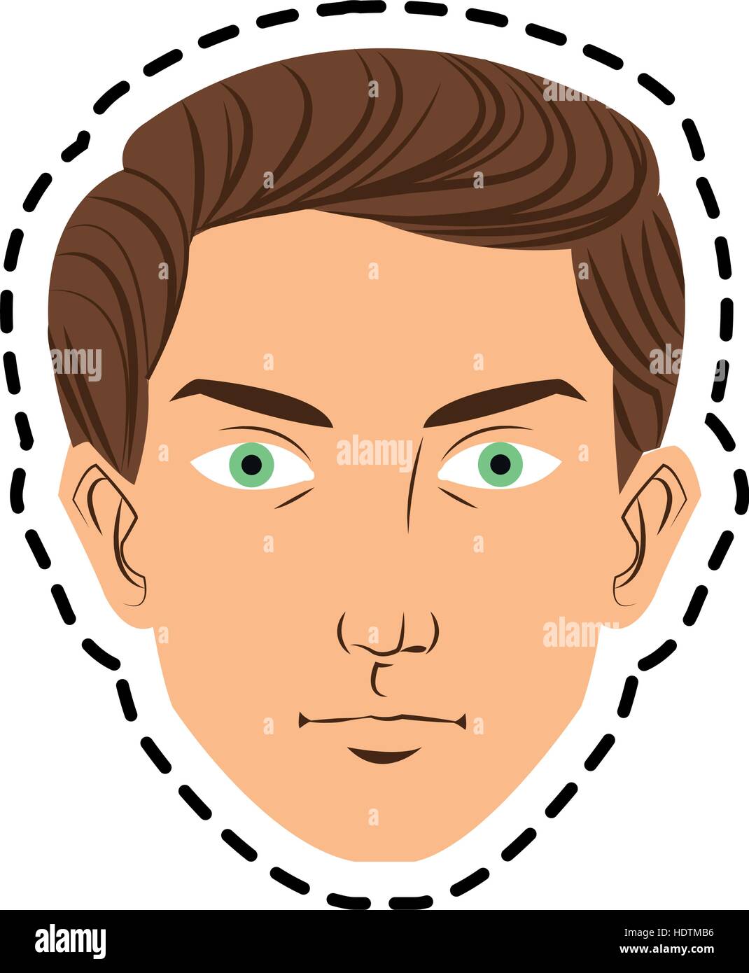 Isolated man cartoon design Stock Vector Image & Art - Alamy