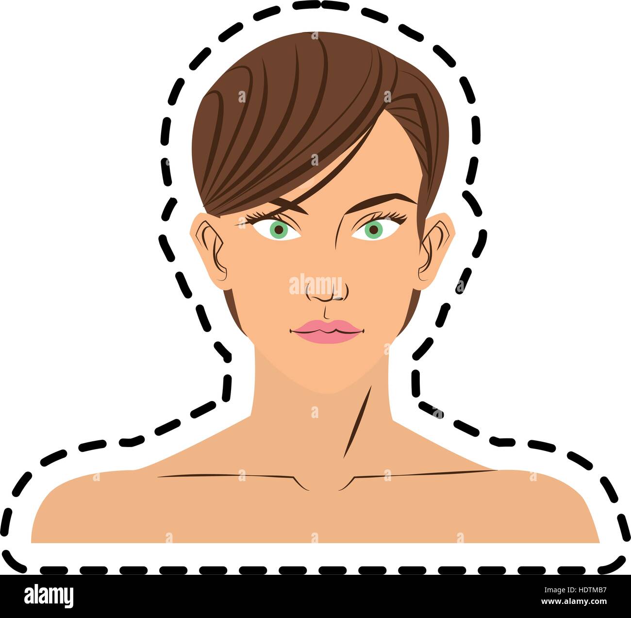 Isolated woman cartoon design Stock Vector Image & Art - Alamy