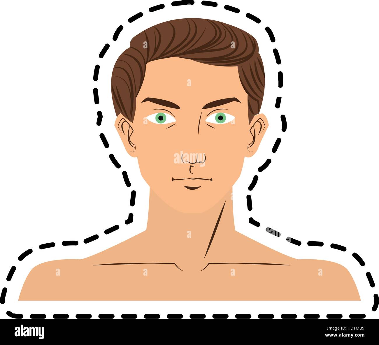 Isolated man cartoon design Stock Vector Image & Art - Alamy