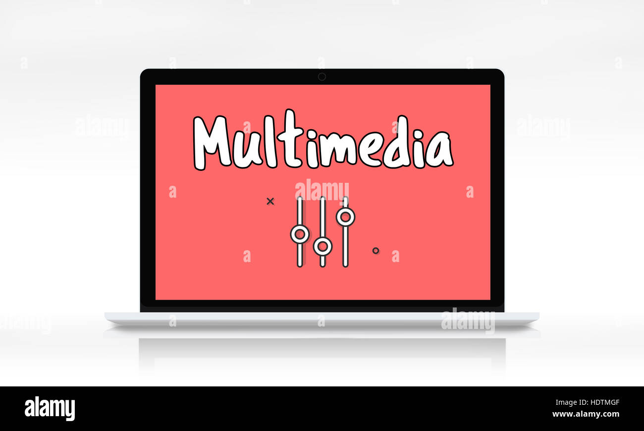 Multimedia Music Broadcast Technology Concept Stock Photo - Alamy