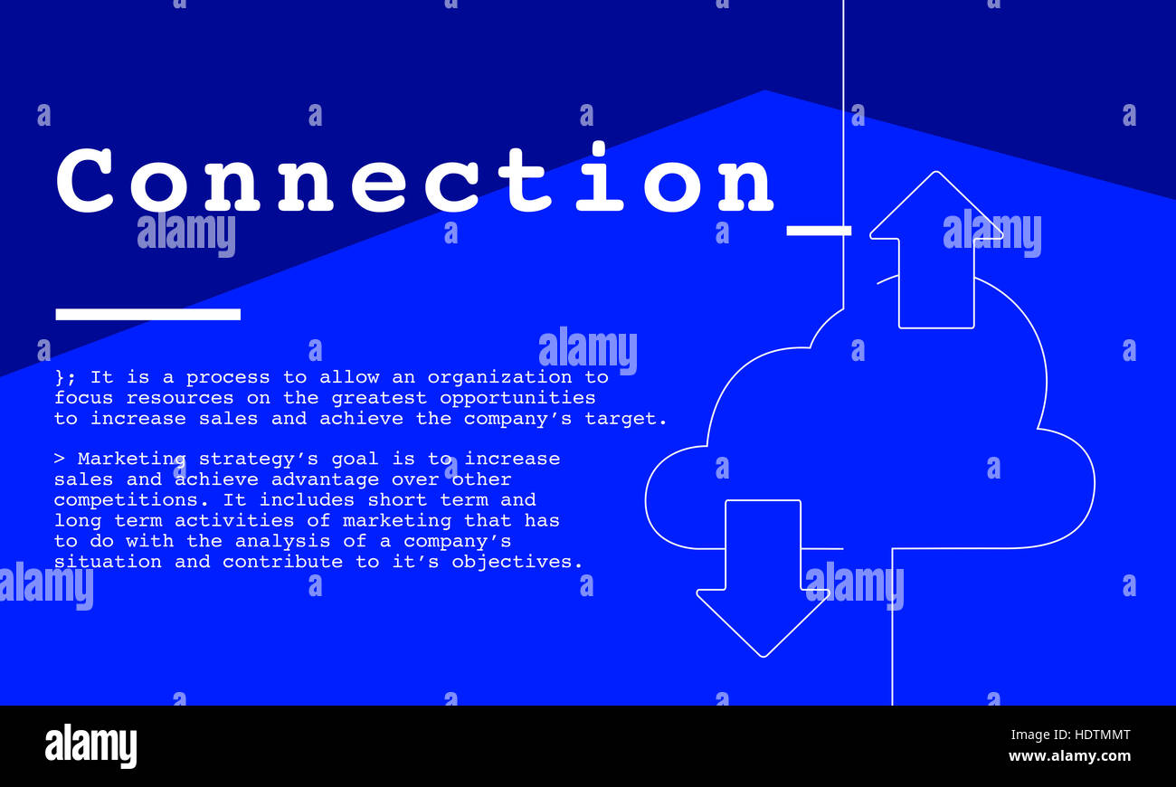 Cloud Computing Network Connection Concept Stock Photo - Alamy