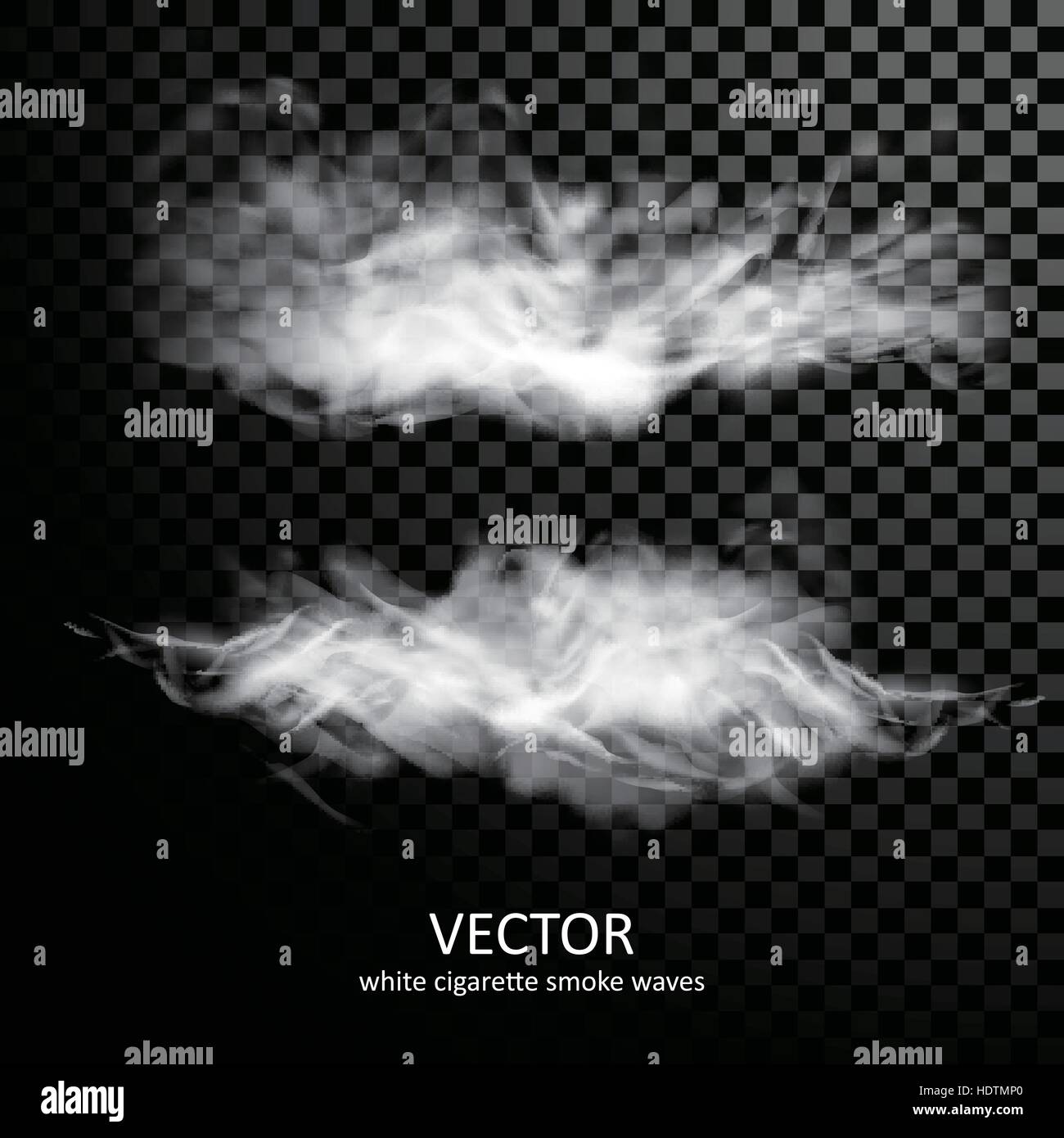 exquisite smoke element collection on transparent background Stock ...