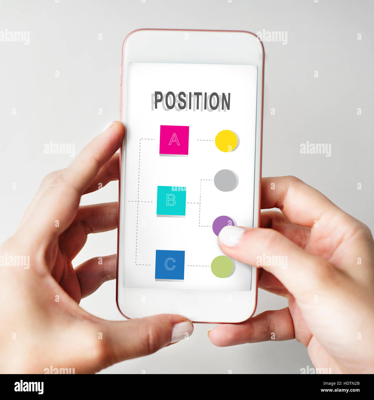 Position Organization Chart Structure Concept Stock Photo - Alamy
