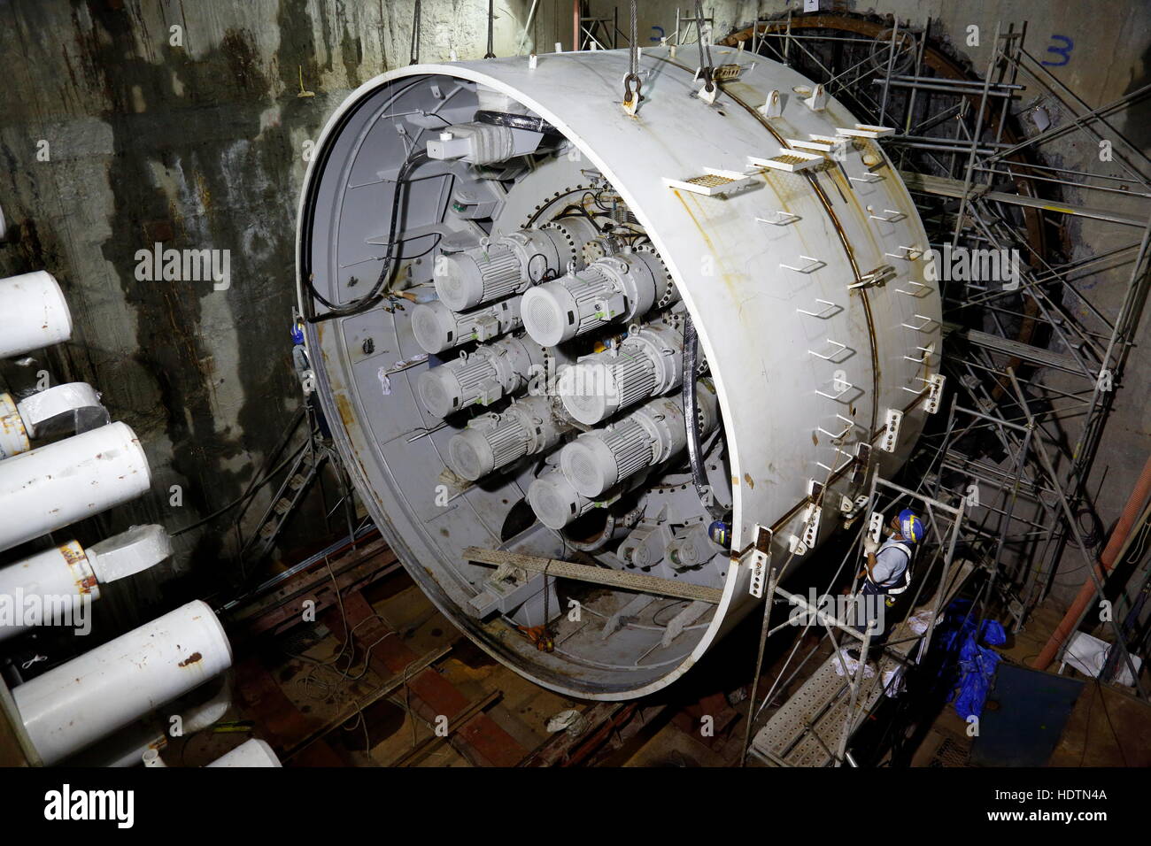 Tunnel Boring Machines Stock Photo - Alamy