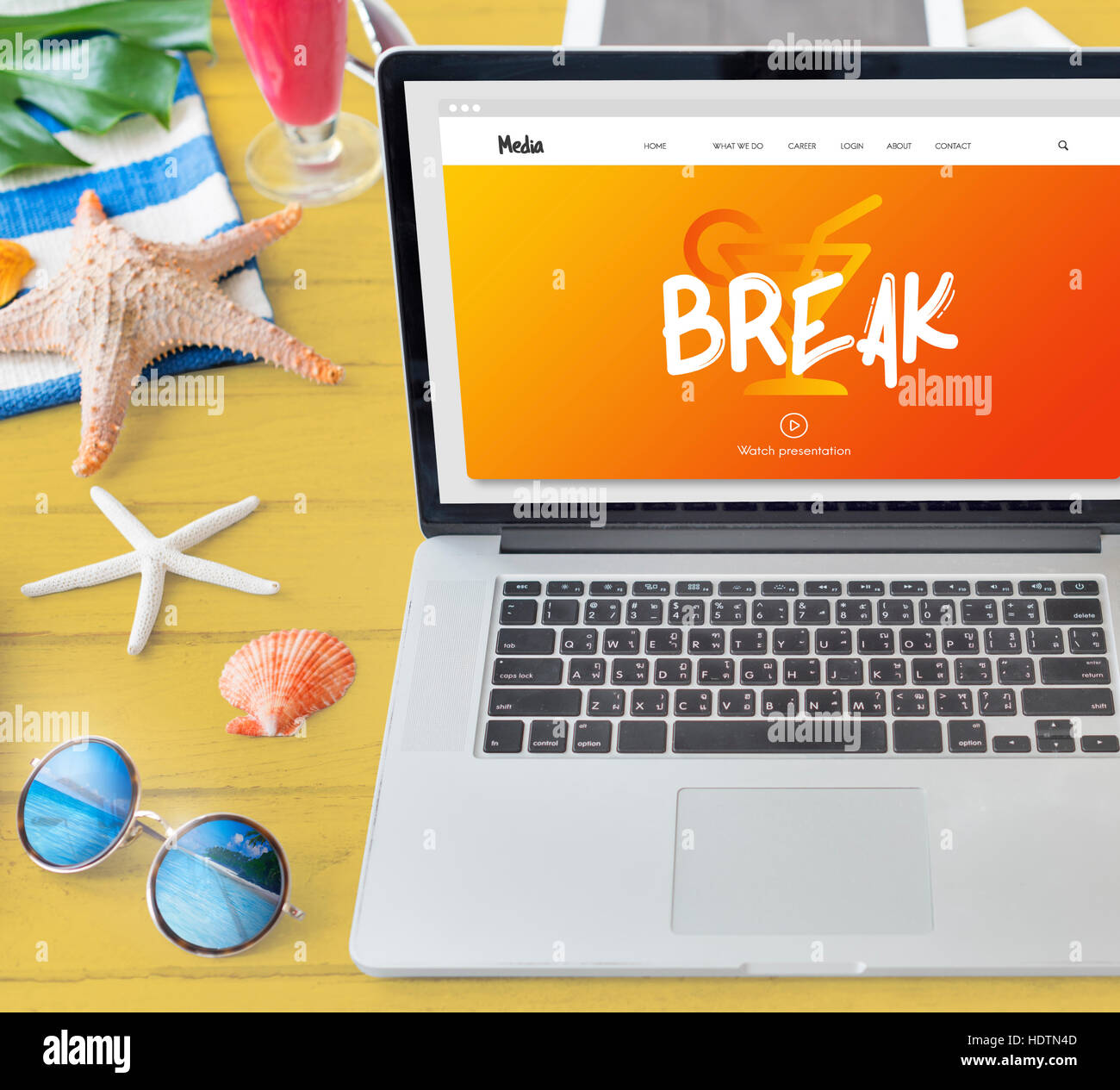 Vacation Break Relax Chill Concept Stock Photo - Alamy