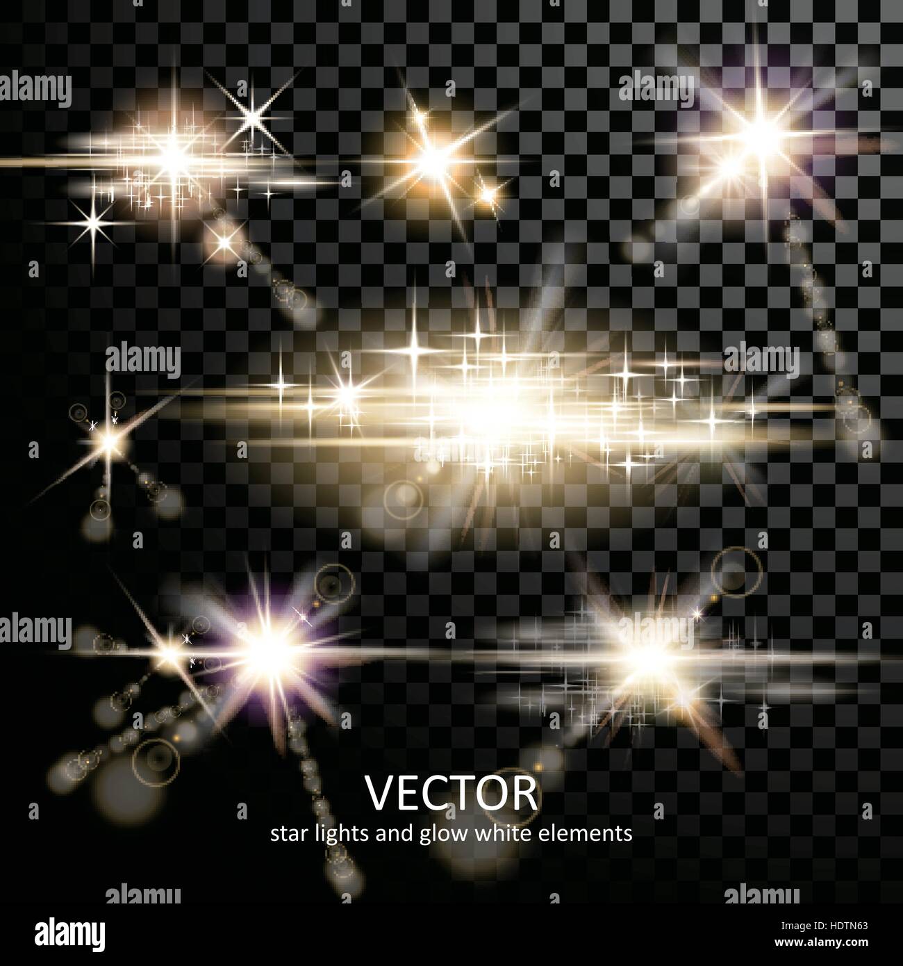 amazing light sparkles collection on transparent background Stock Vector Image & Art - Alamy