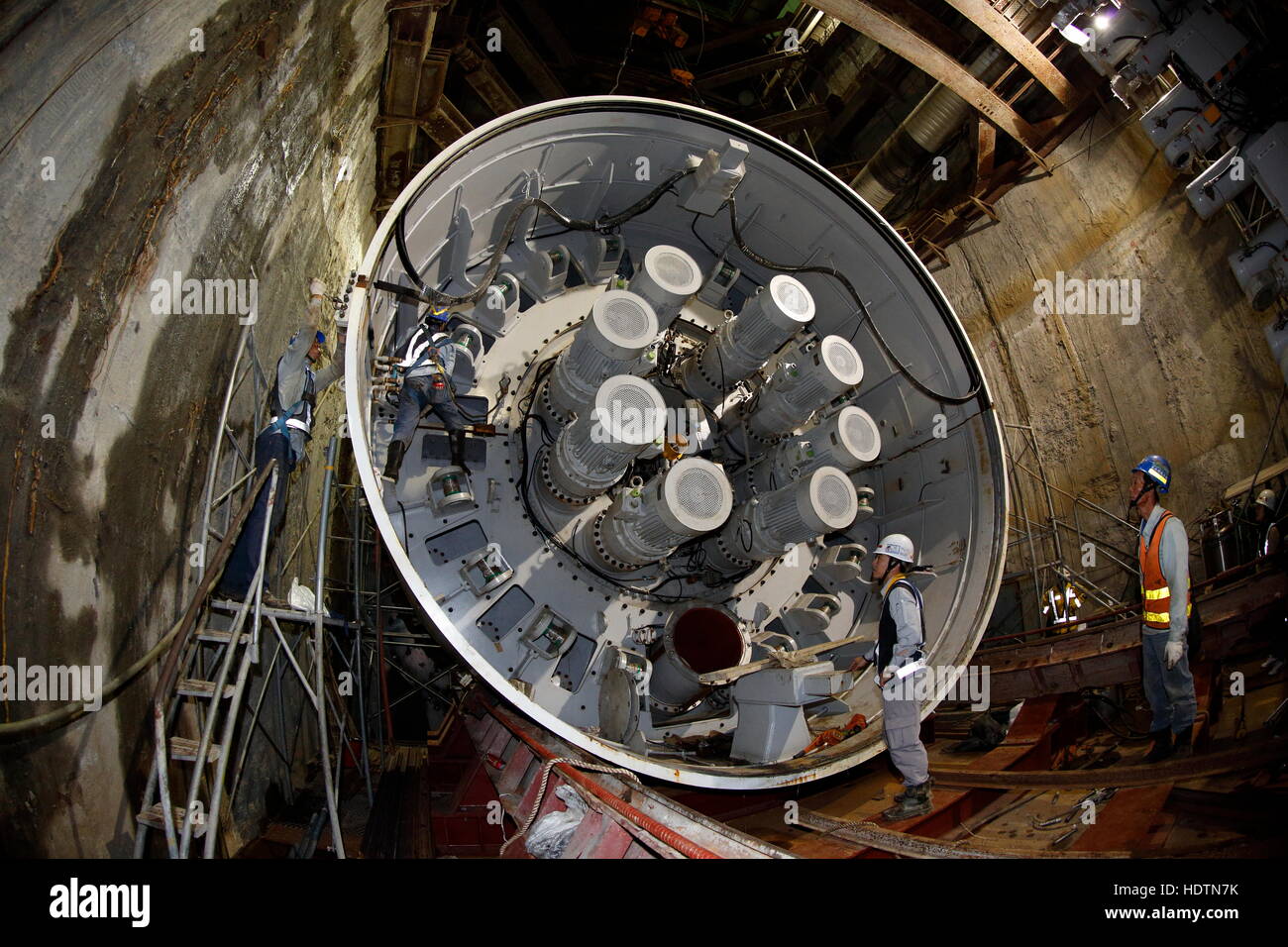 Tunnel Boring Machines Stock Photo - Alamy