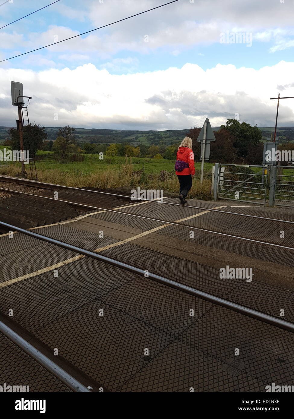 Manned level crossing hi-res stock photography and images - Alamy