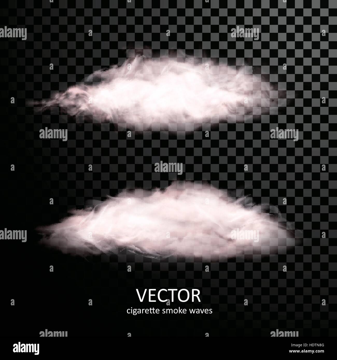 exquisite smoke element collection on transparent background Stock ...