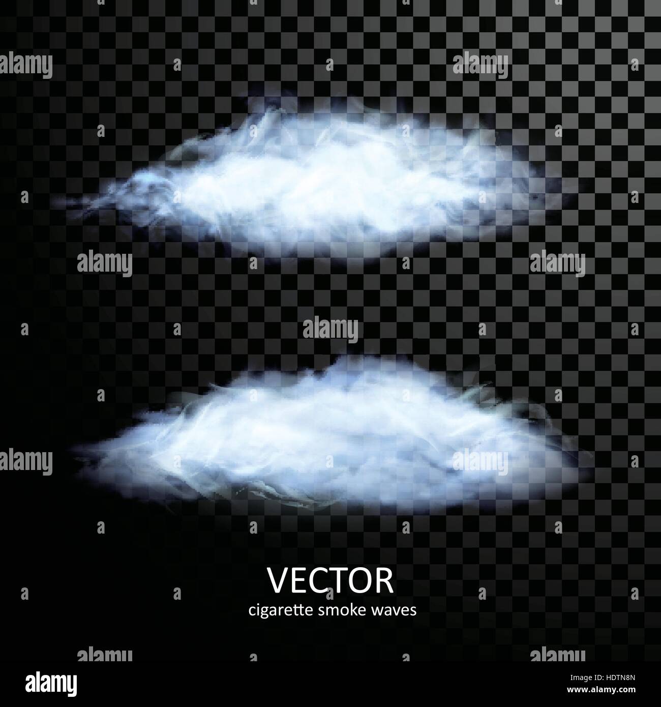 exquisite smoke element collection on transparent background Stock ...