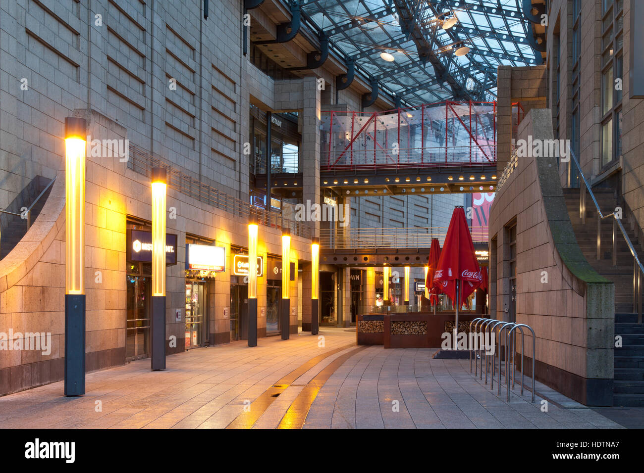 Glass roofed arcade hi-res stock photography and images - Alamy