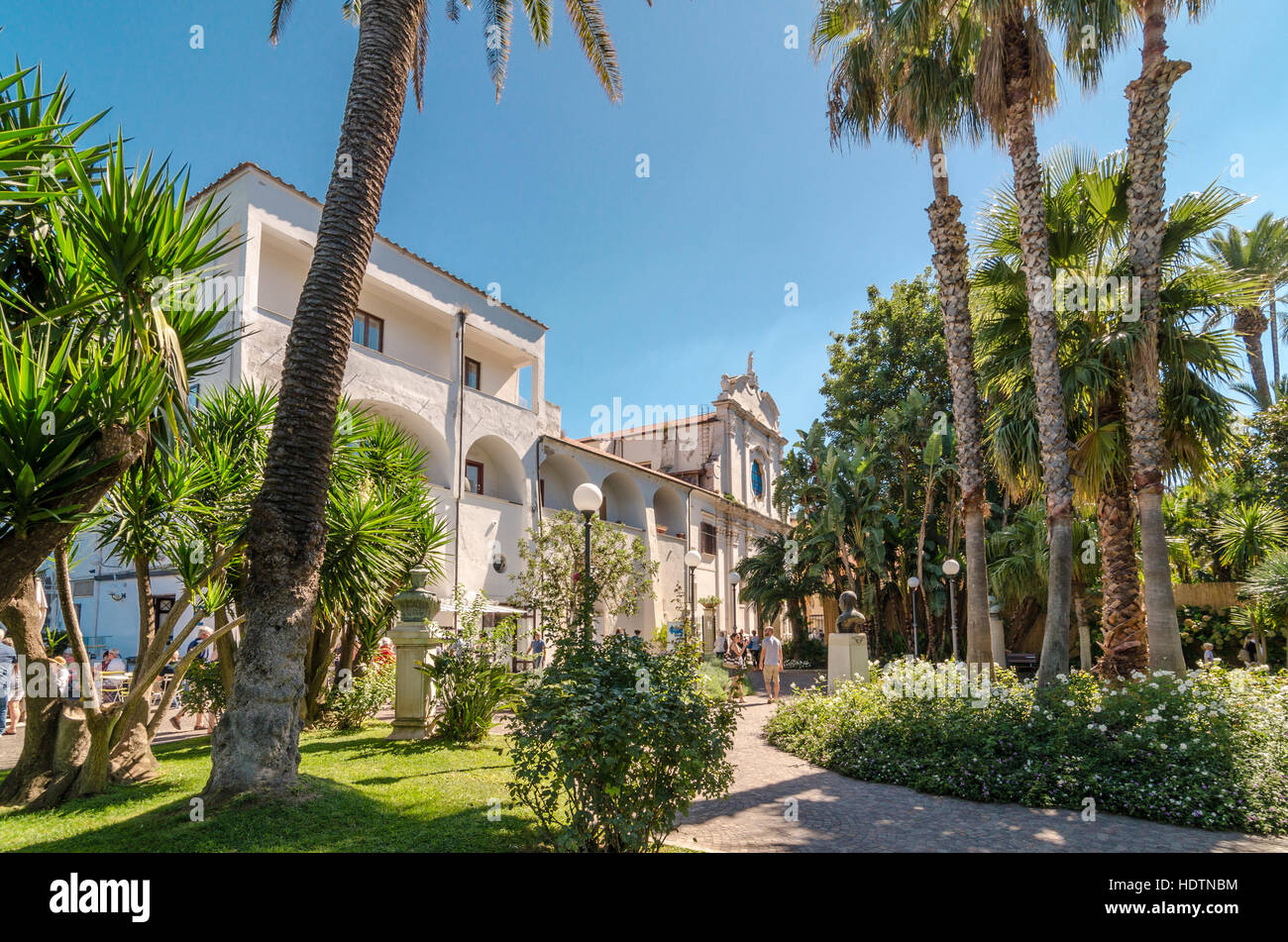 Convento di San Francesco, Piazza Gargiulo, viewed from Villa Comunale ...