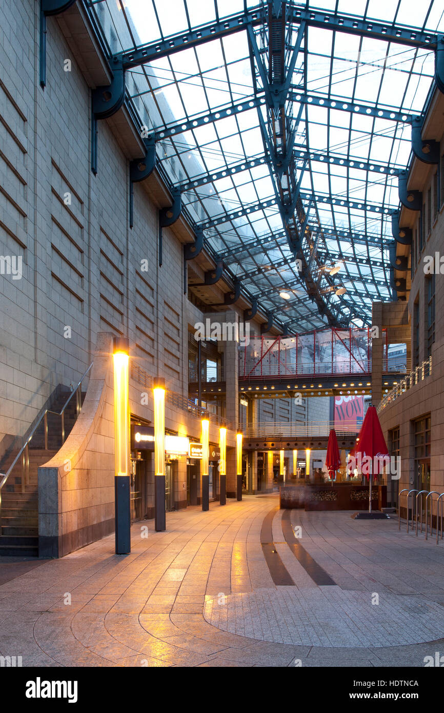 Germany, Cologne, the roofed arcade between the Karstadt department ...