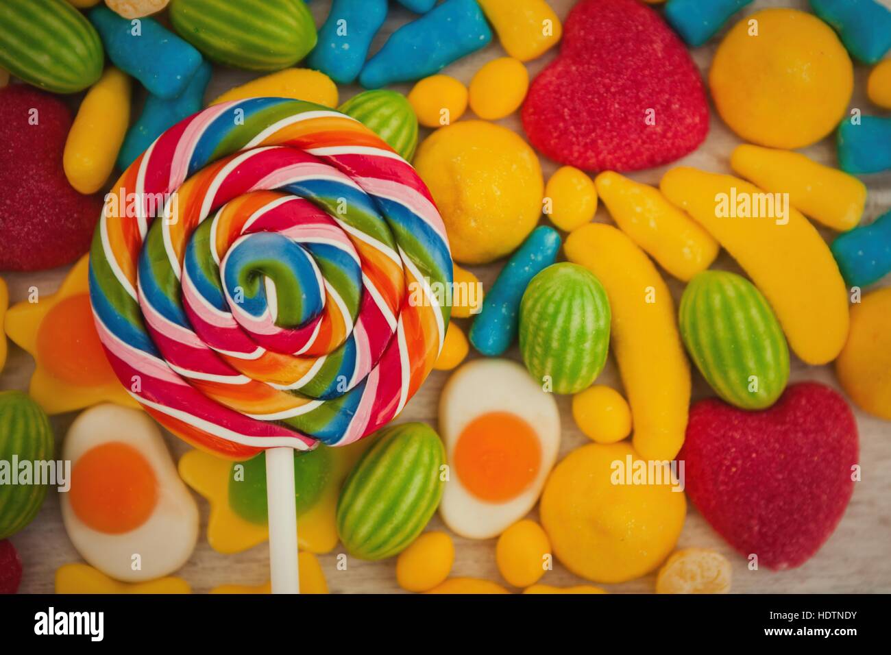 Round fruit candy different colors hi-res stock photography and images ...