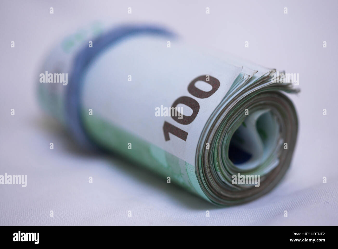 100 euro roll hi-res stock photography and images - Alamy