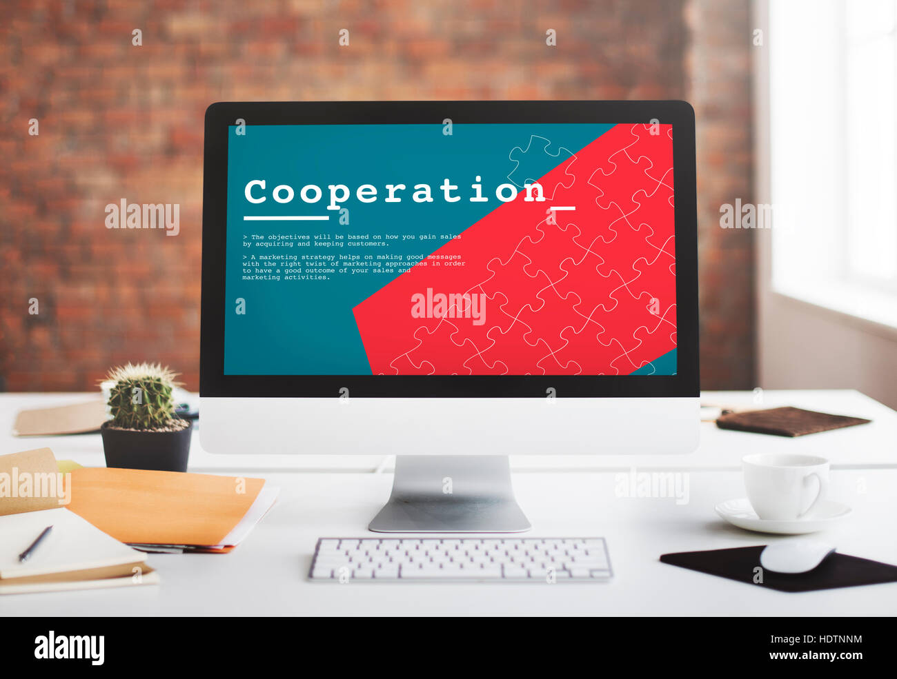 Team Work Collaboration Cooperation Concept Stock Photo - Alamy