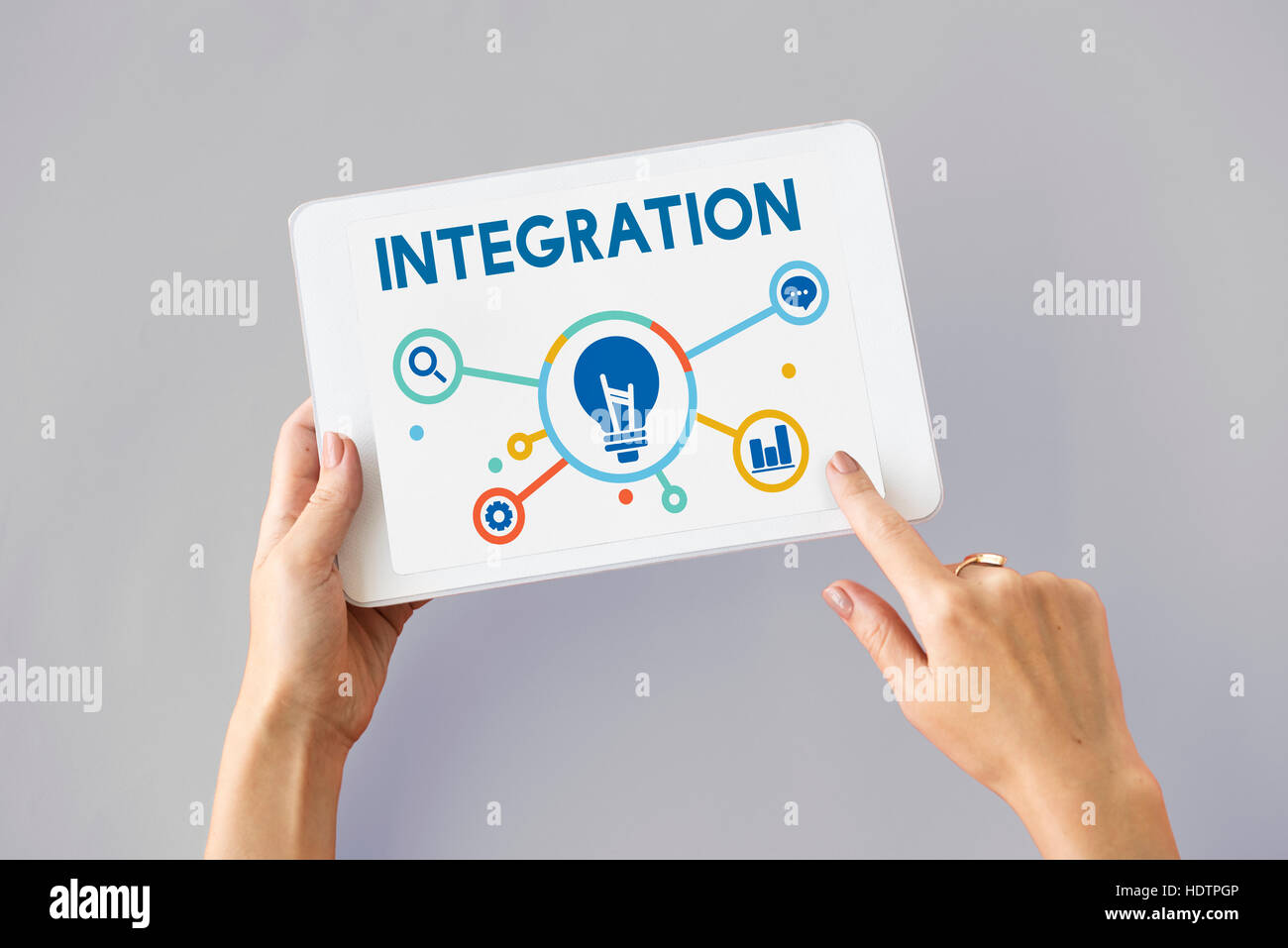 Interaction Integration Company Strategy Concept Stock Photo - Alamy