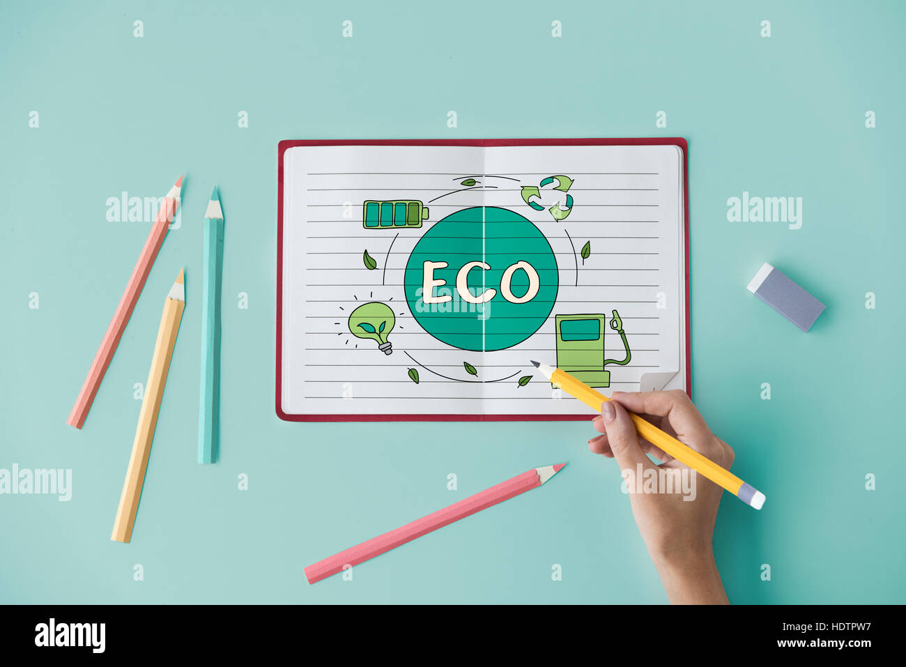 Eco Energy Saving Environmental Conservation Ecology Concept Stock ...