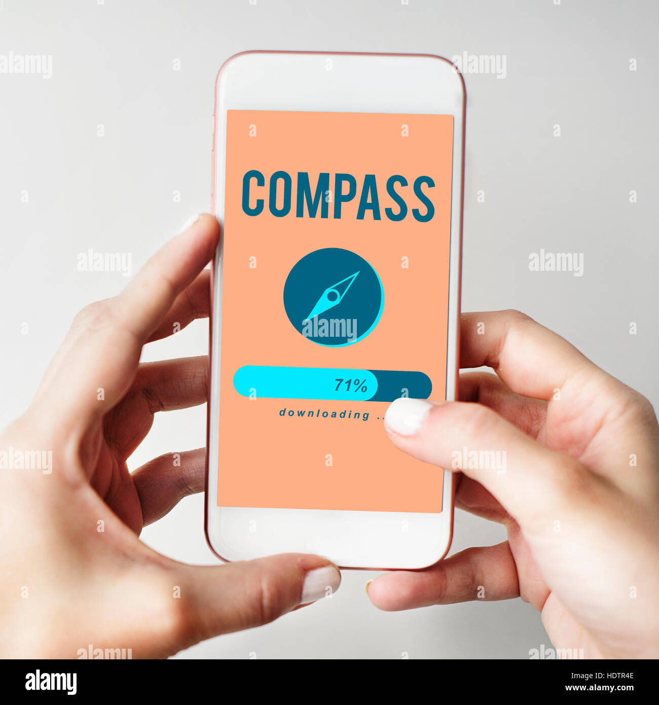 Route Destination Travel Navigation Concept Stock Photo - Alamy