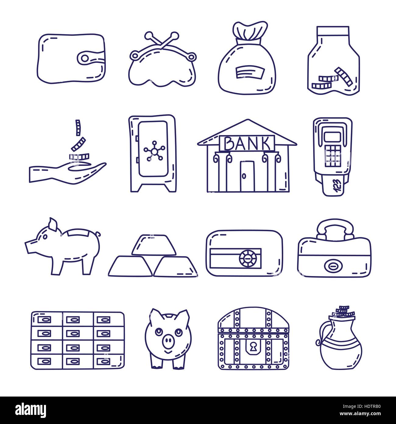 Jar icon in line Stock Vector Images - Alamy