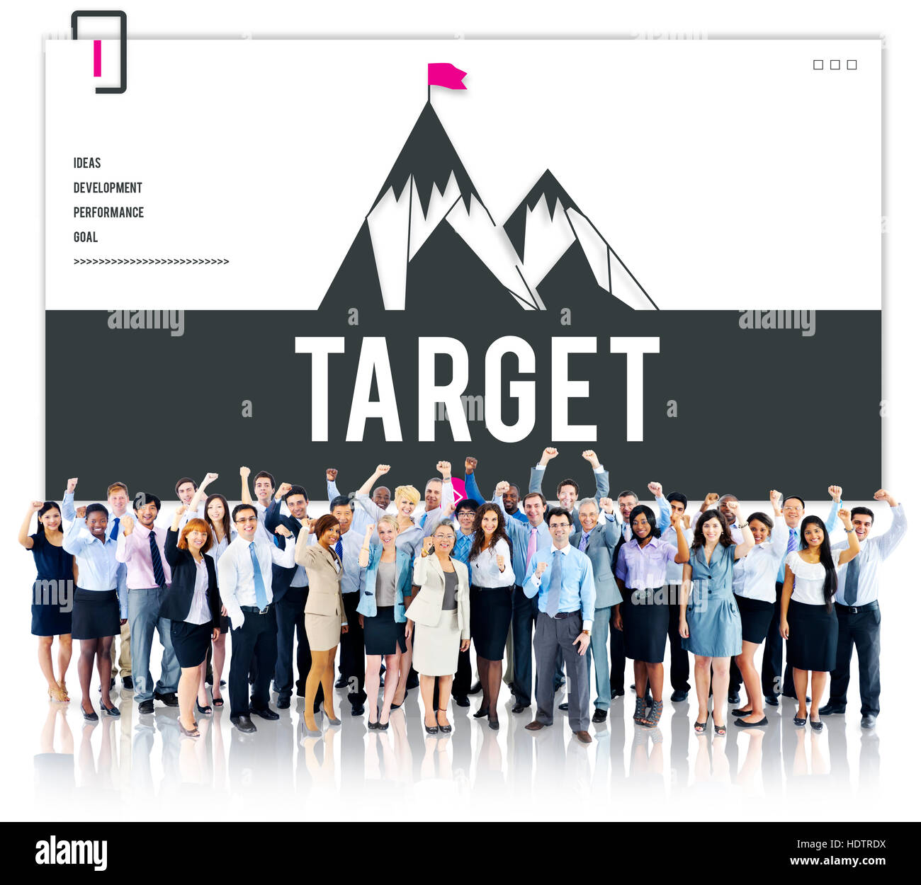 Challenge Target Improvement Strategy Concept Stock Photo - Alamy