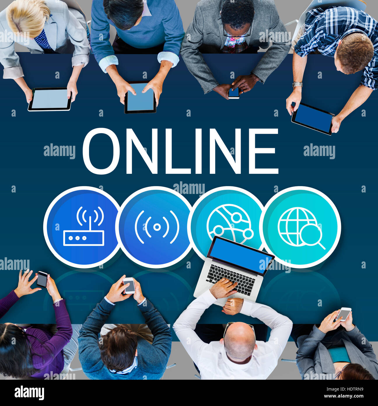 Internet Network Buttons Icon Concept Stock Photo - Alamy