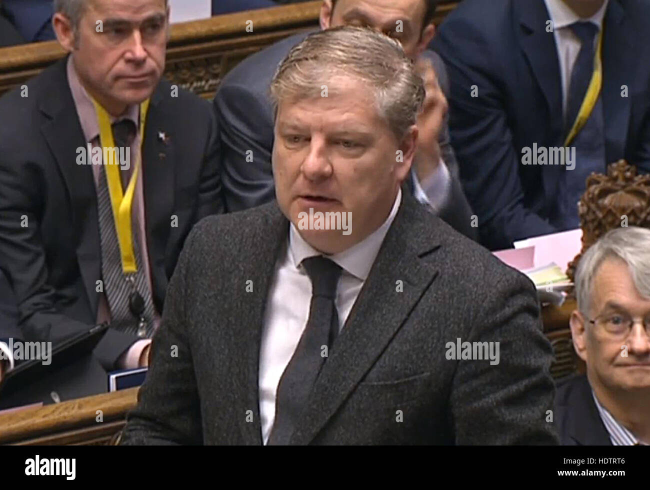 SNP Westminster leader Angus Robertson speaks during Prime Minister's ...
