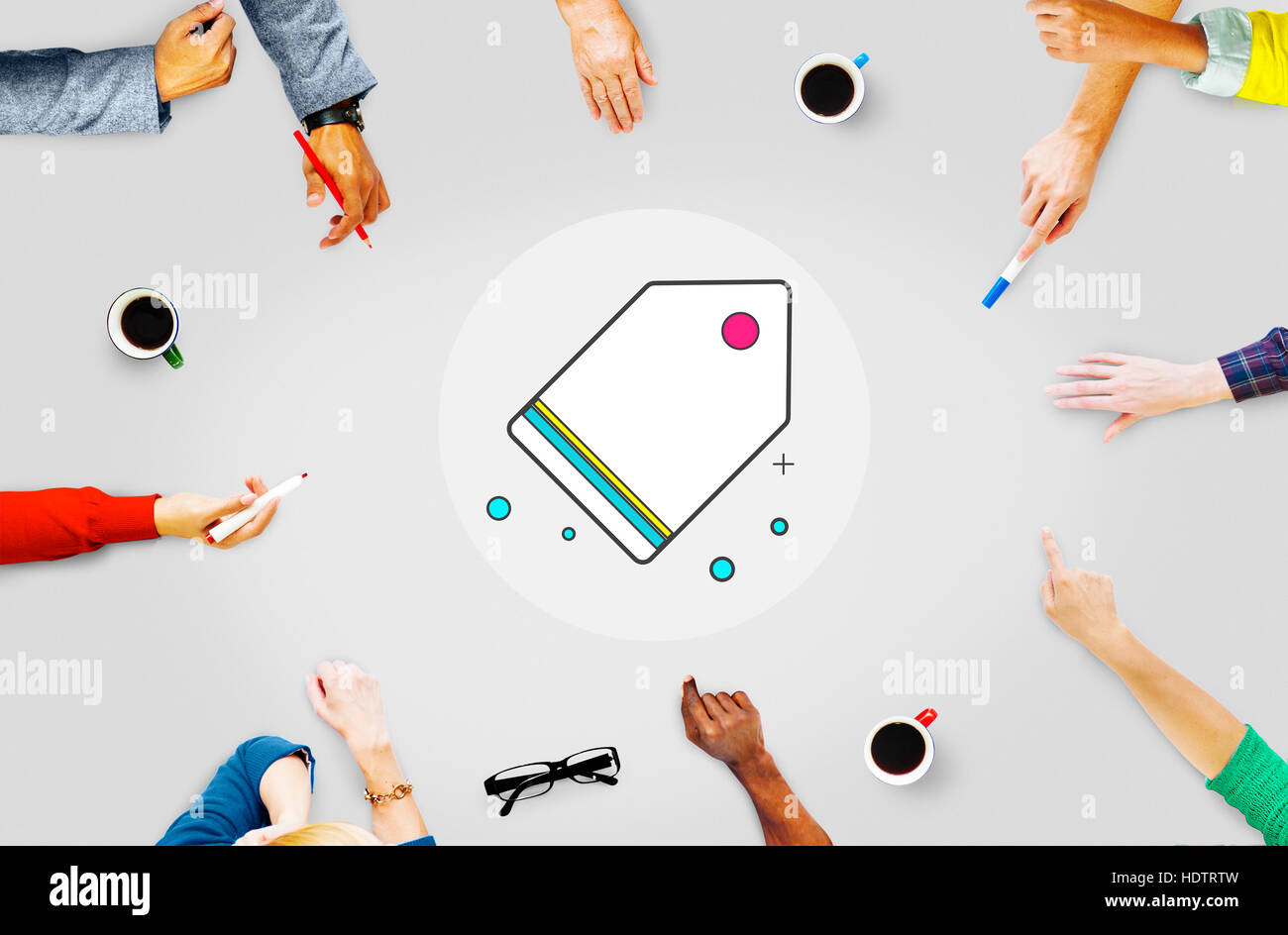 Branding Trademark Marketing Research Advertising Tag Concept Stock ...