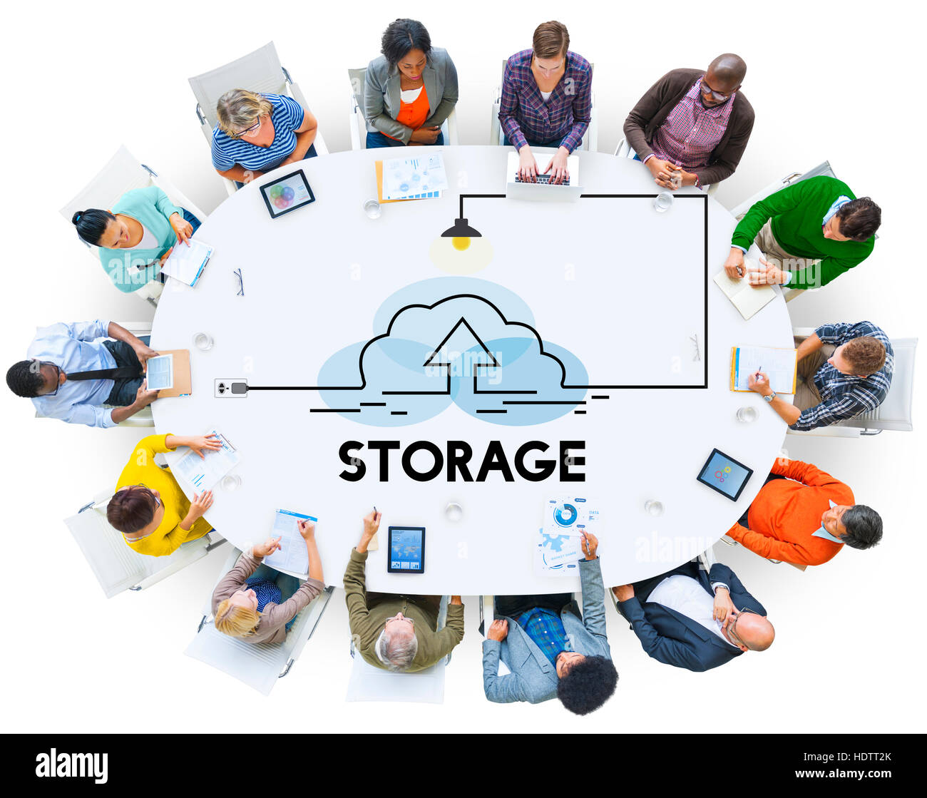 Cloud Storage Information Security Stock Photo - Alamy