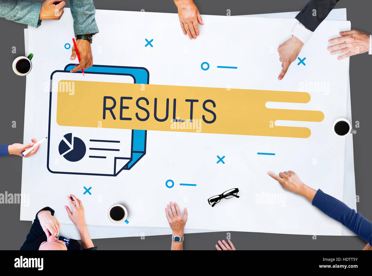 Summary Results Research Report Progress Concept Stock Photo - Alamy