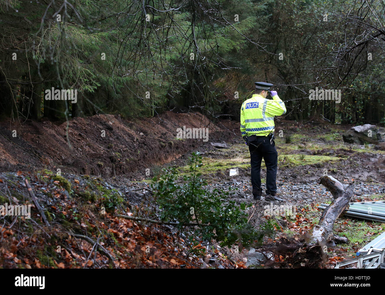 Police search a cottage and its grounds where Margaret Fleming lived in ...