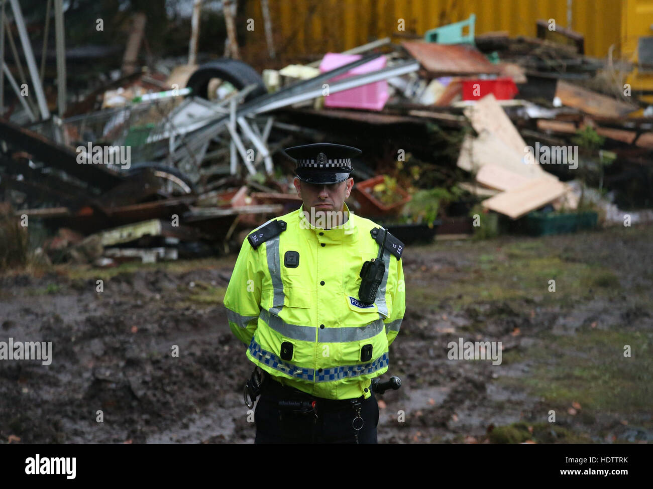 Police search a cottage and its grounds where Margaret Fleming lived in ...