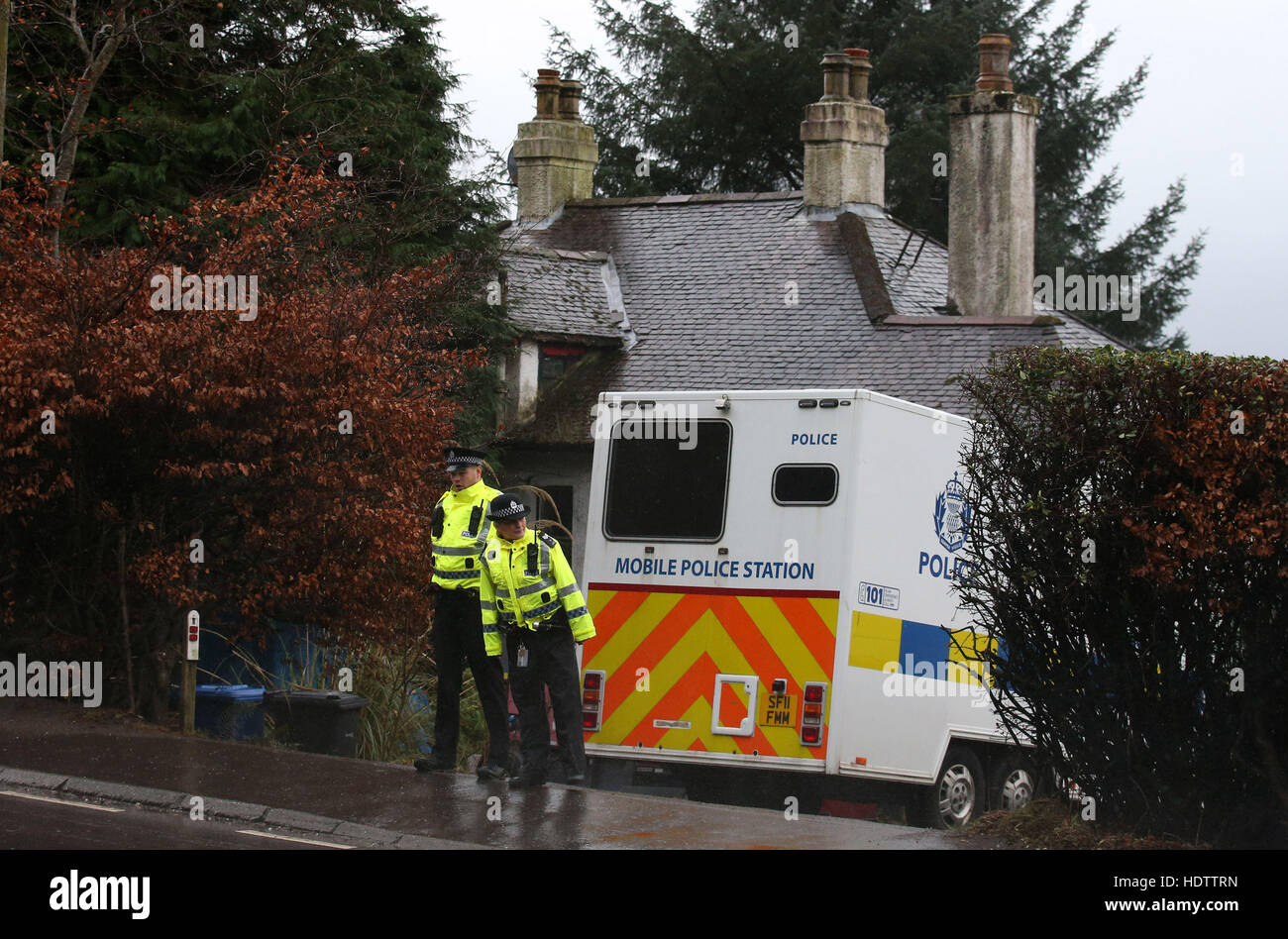 Police search a cottage and its grounds where Margaret Fleming lived in ...