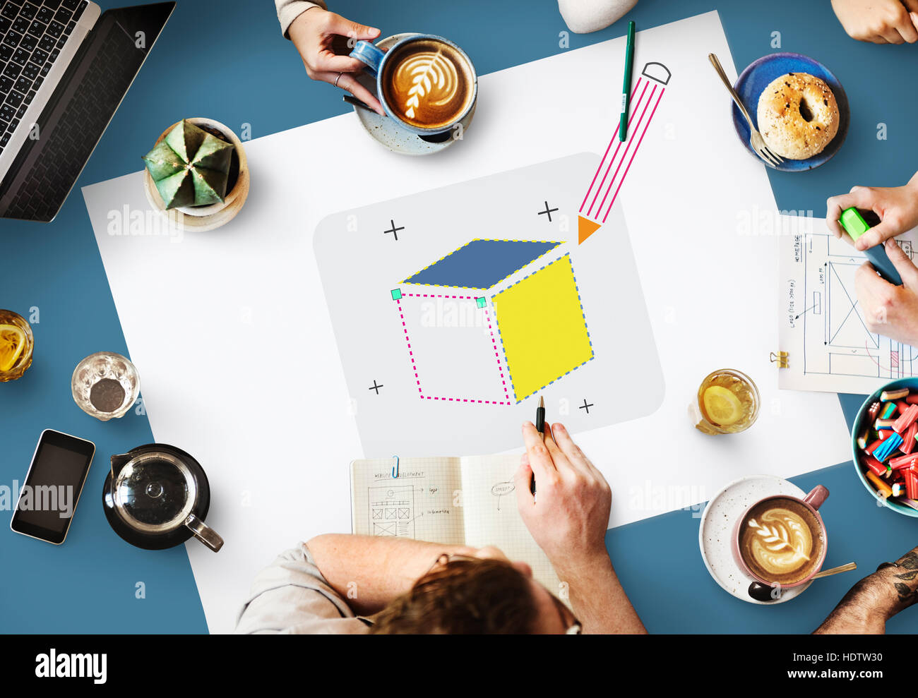 Product Design Creative Thinking Concept Stock Photo - Alamy