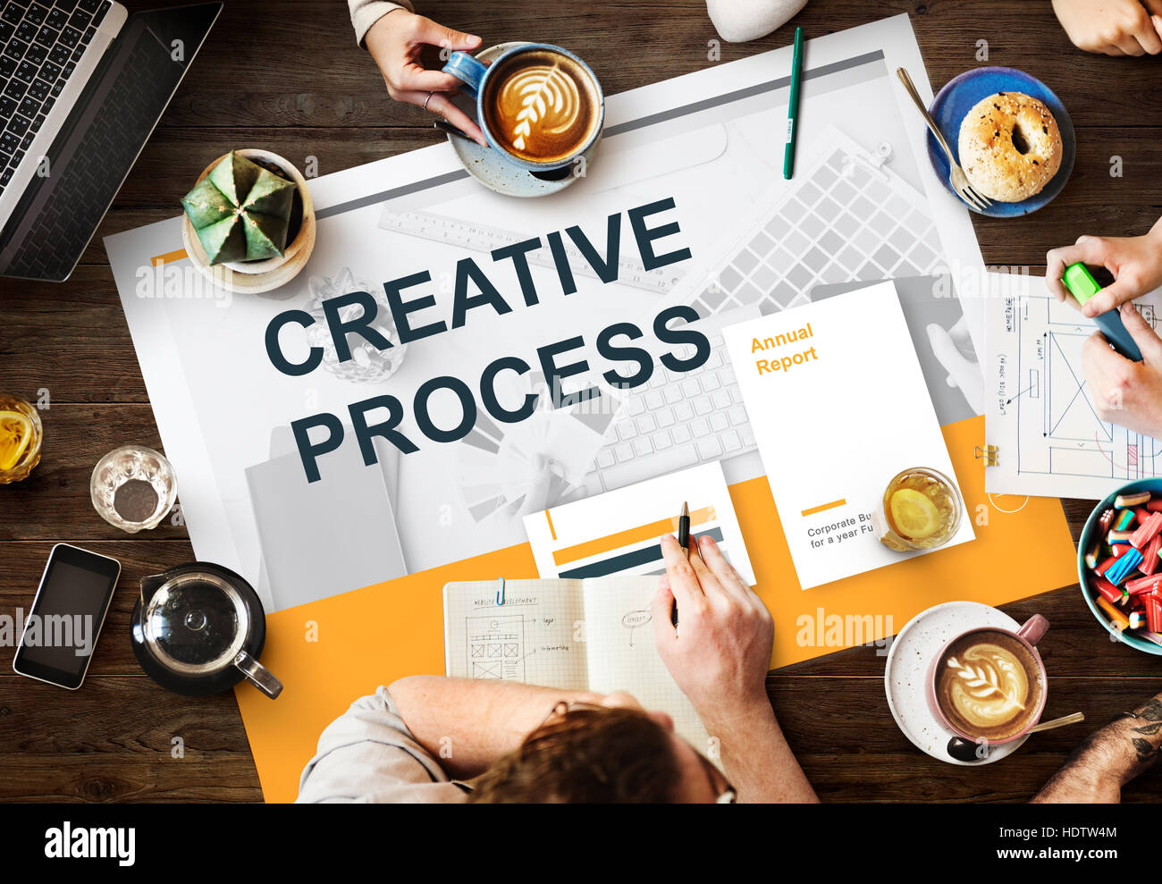 Creative Thinking Process Design Graphic Concept Stock Photo - Alamy
