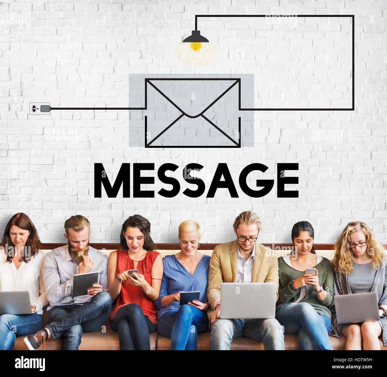 E-mail Message Inbox Communication Concept Stock Photo - Alamy