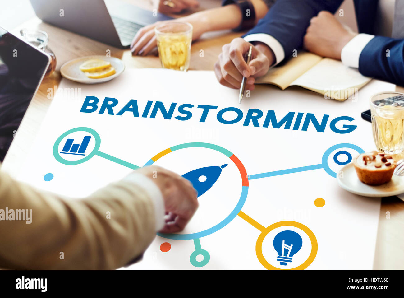 Ideas Fresh Brainstorming Creative Strategy Concept Stock Photo - Alamy